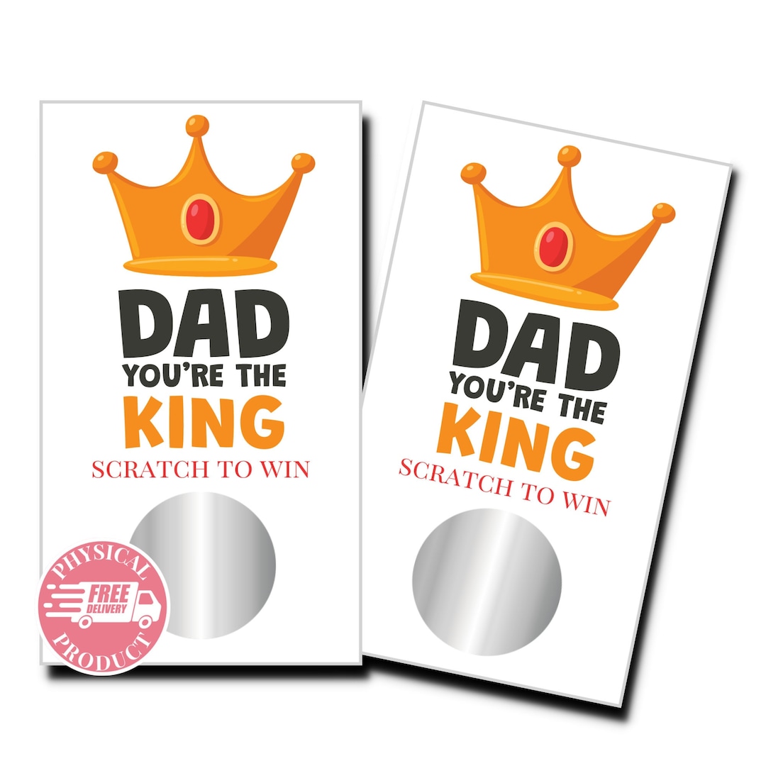 Father's Day Scratch off Card Father's Day Gifts Ideas Father's Day ...