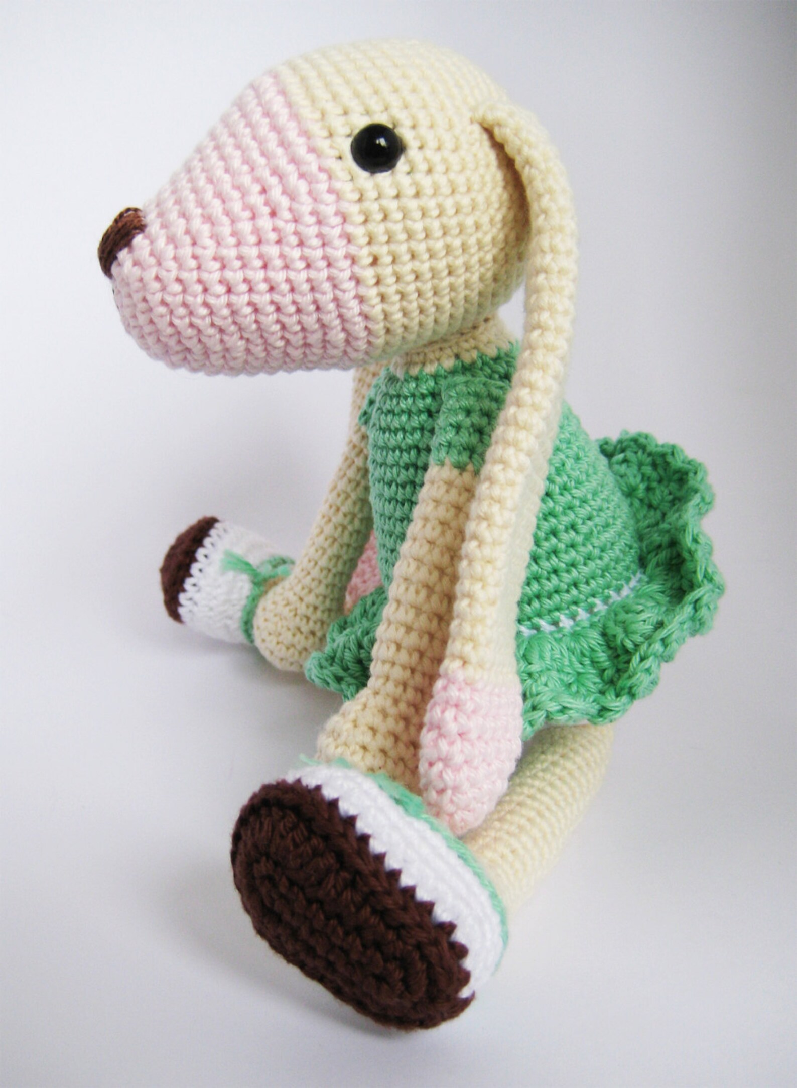 Long-eared Dog Crochet Toy PATTERN - Etsy