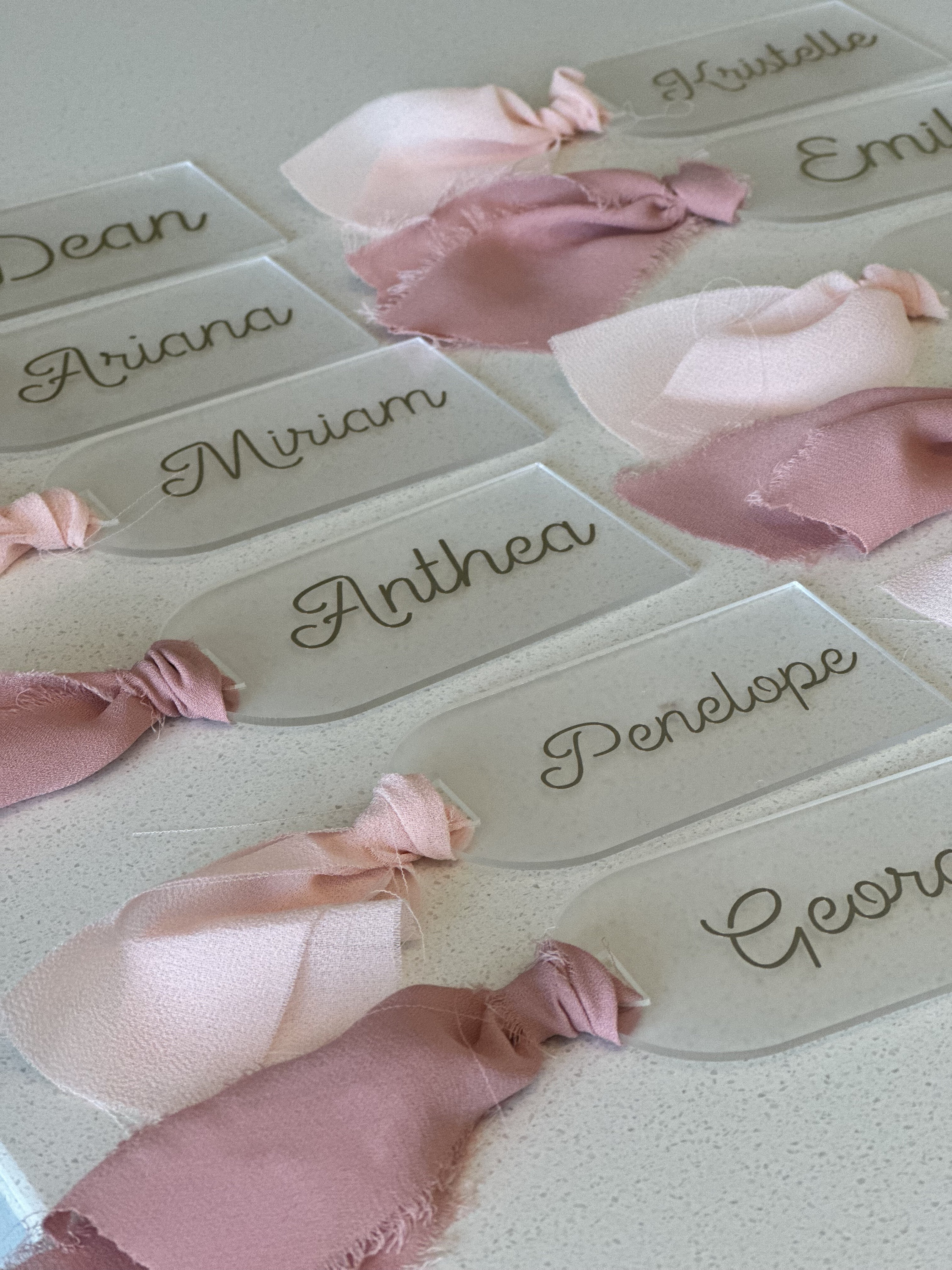 Place Cards, Name Tags, Custom, Personalised, Wedding, Christening ...