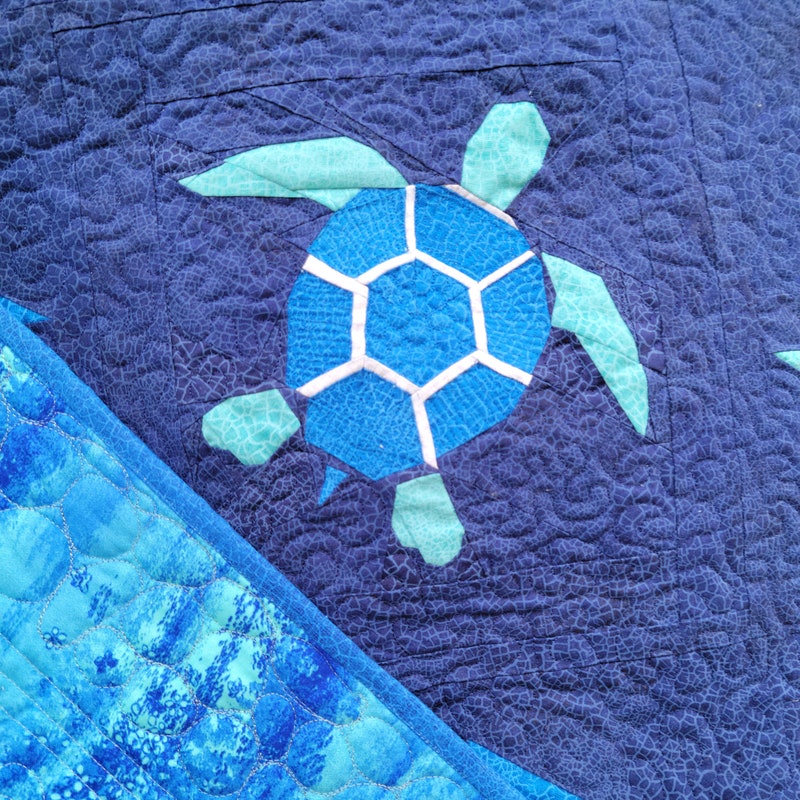 Turtle Quilt - Etsy
