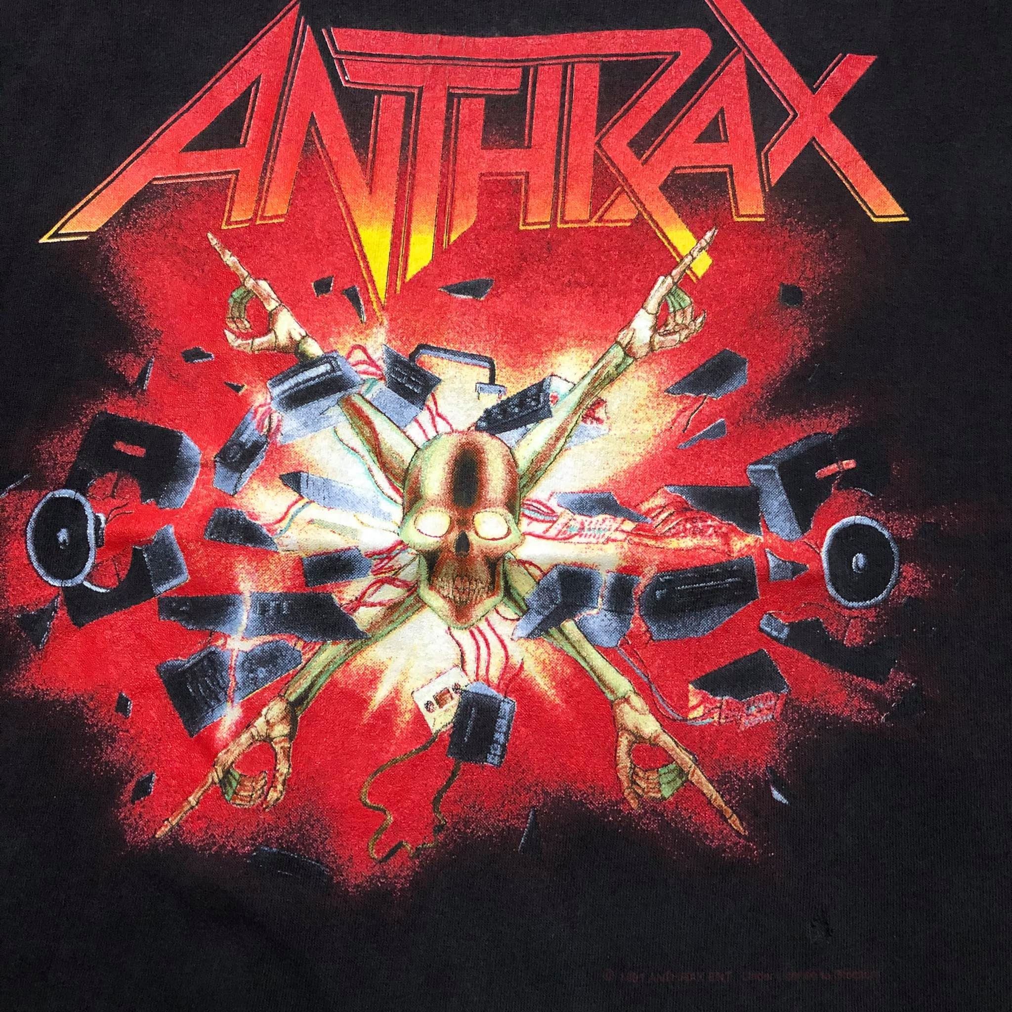 Anthrax Killer B Tour 1991 T Shirt sold by GradPools | SKU 40567459 | Printerval