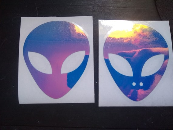 Alien Head Vinyl Sticker Decal for Cars Laptops Etc - Etsy