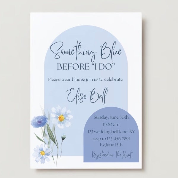 Something Blue Before I Do - Etsy