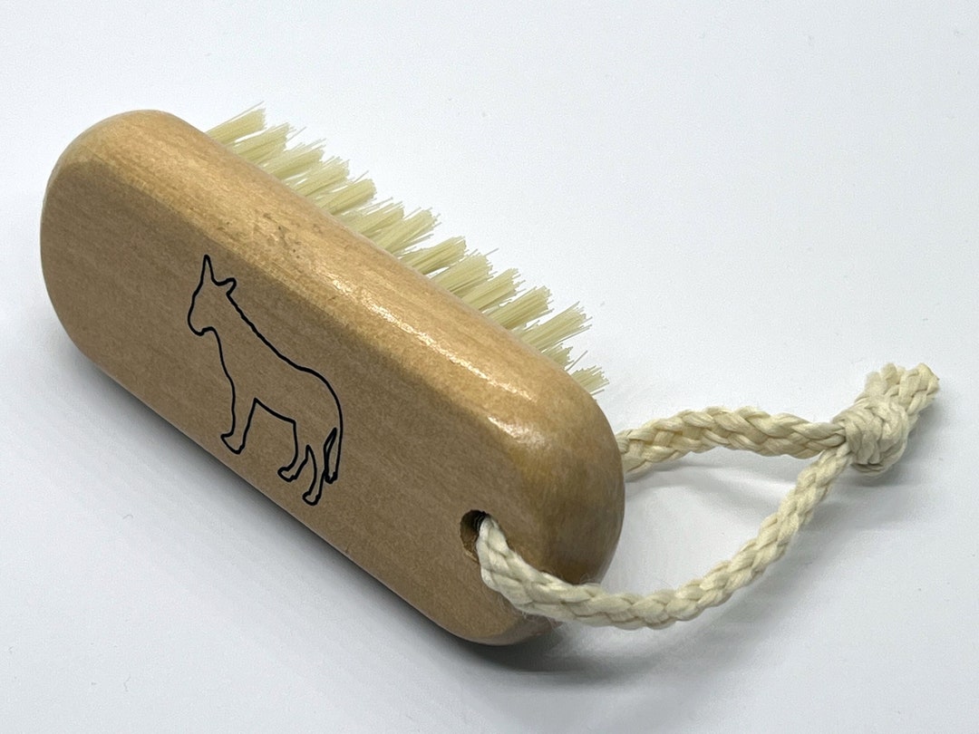 Donkey Nail Brush With Practical Hanger laser Engraving, Wooden Nail ...