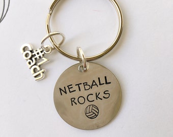 Netball keyring | Etsy