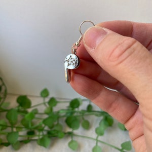 3D Netball Umpire Whistle Earrings Silver Plated 3D Whistle - Etsy UK