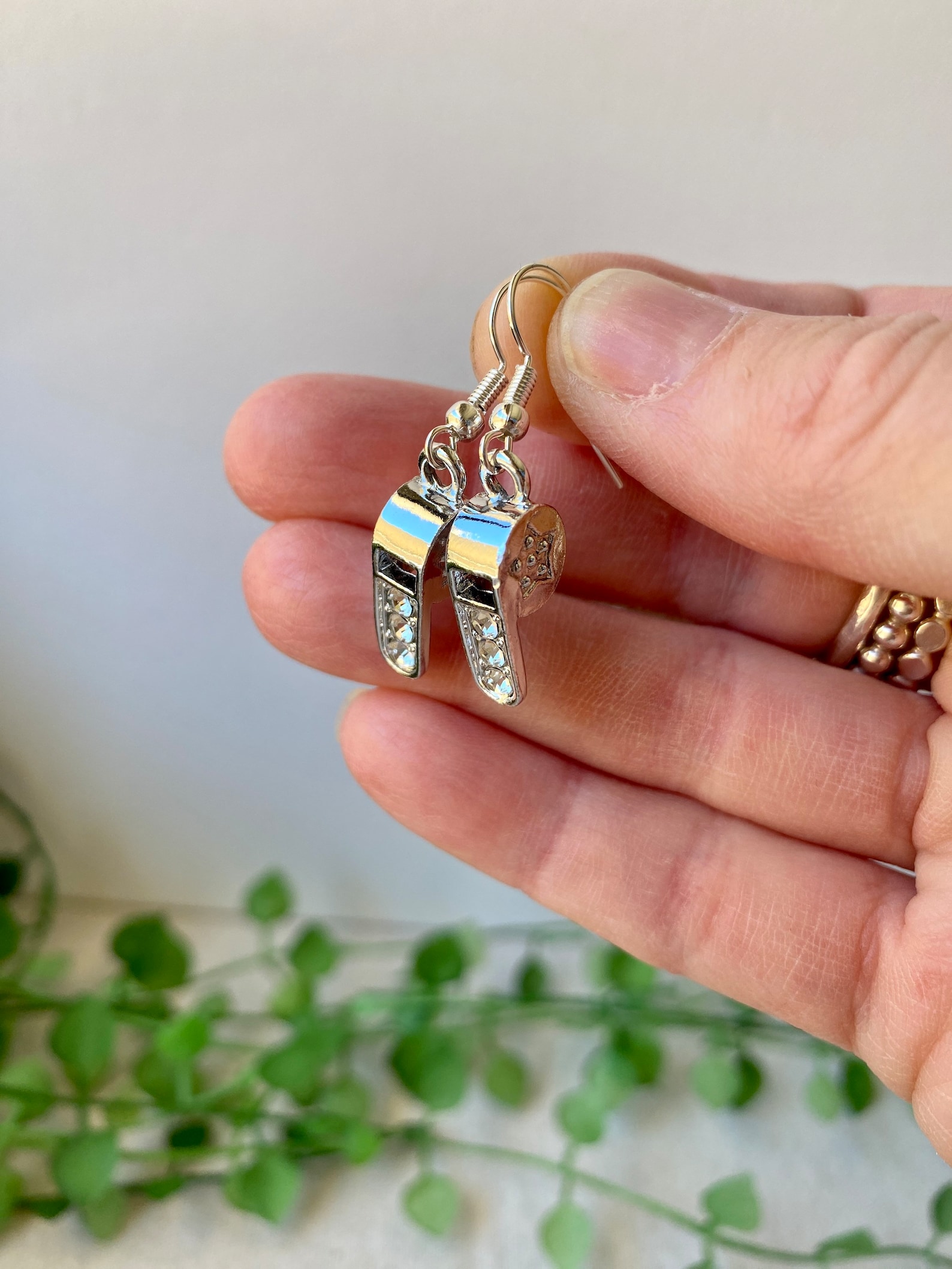 3D Netball Umpire Whistle Earrings Silver Plated 3D Whistle - Etsy UK