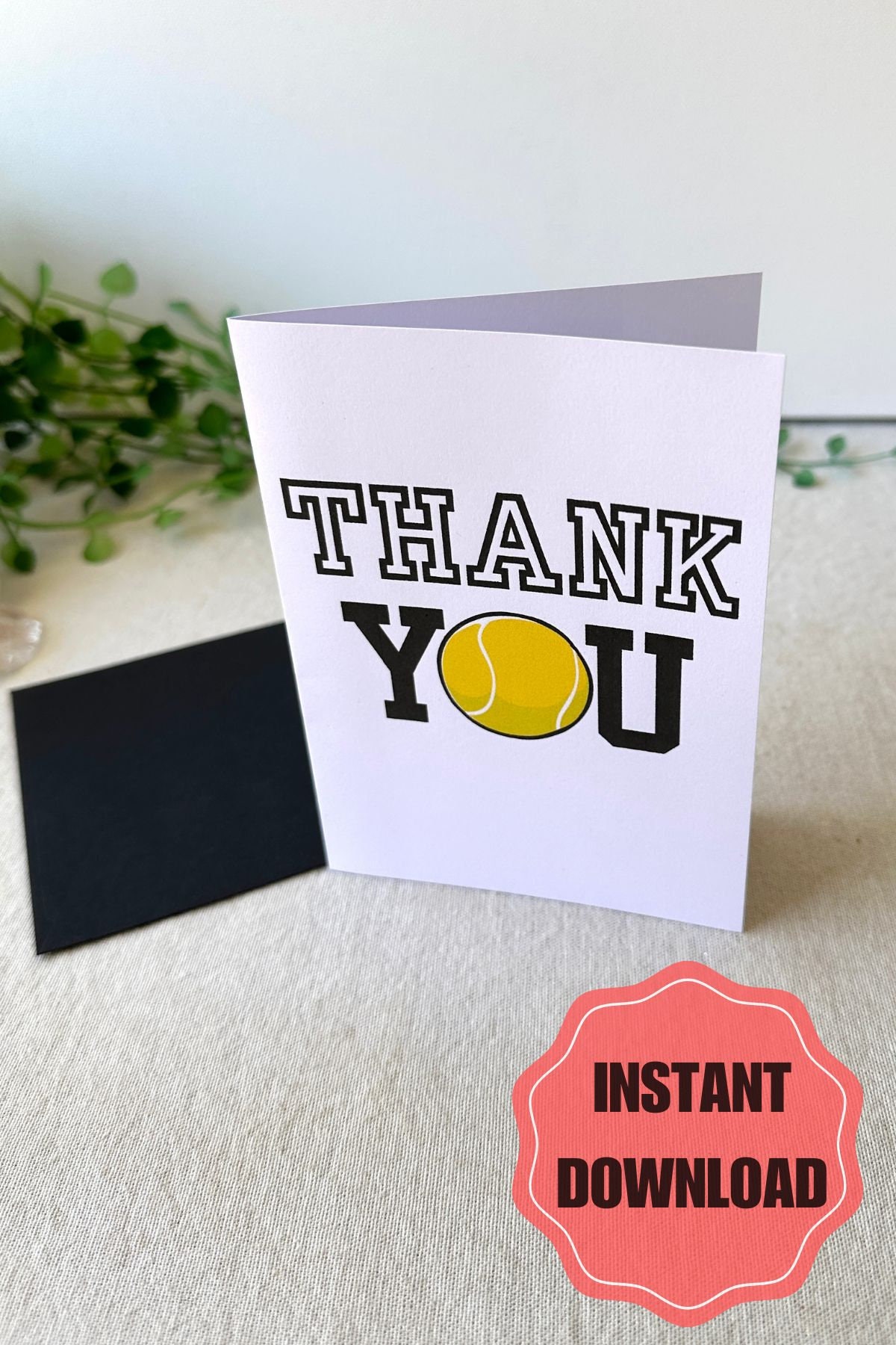 DIGITAL FILE Soccer Thank You Card Blank for Your Message, PDF ...