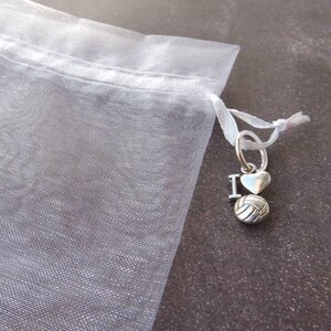 Netball Gift Bag, Party Bag, Team Gift, Organza Bag With Netball Charm ...