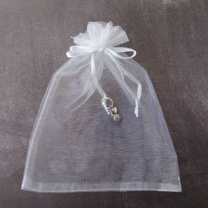 Netball Gift Bag, Party Bag, Team Gift, Organza Bag With Netball Charm ...