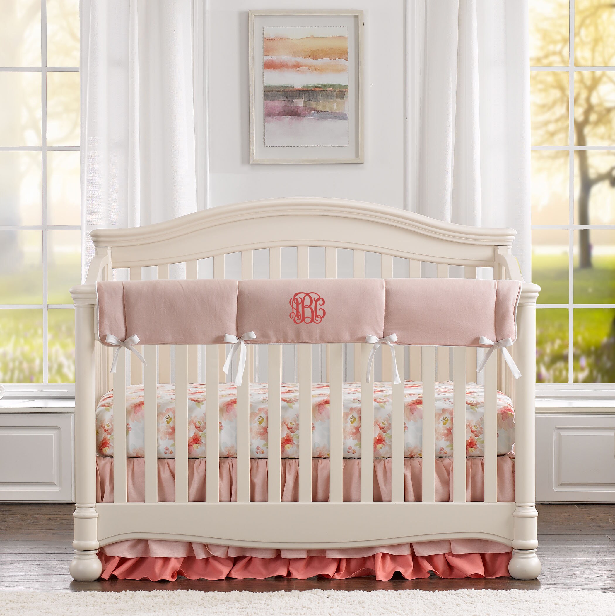 Petal Pink Linen Contoured Changing Pad Cover Linen Changing | Etsy