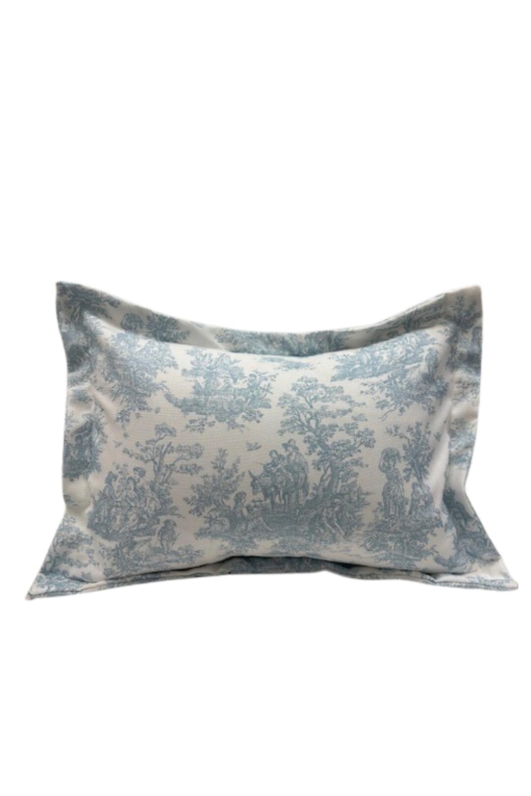 Light Blue Toile Nursery Pillow - Etsy