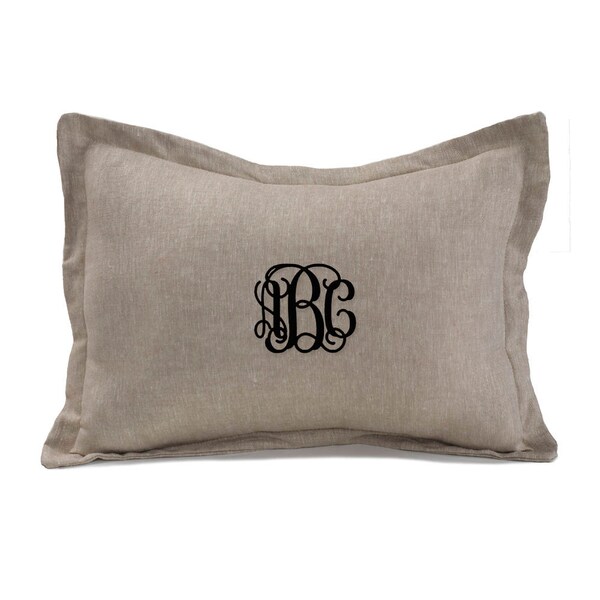 Monogram Pillow Sham - Etsy