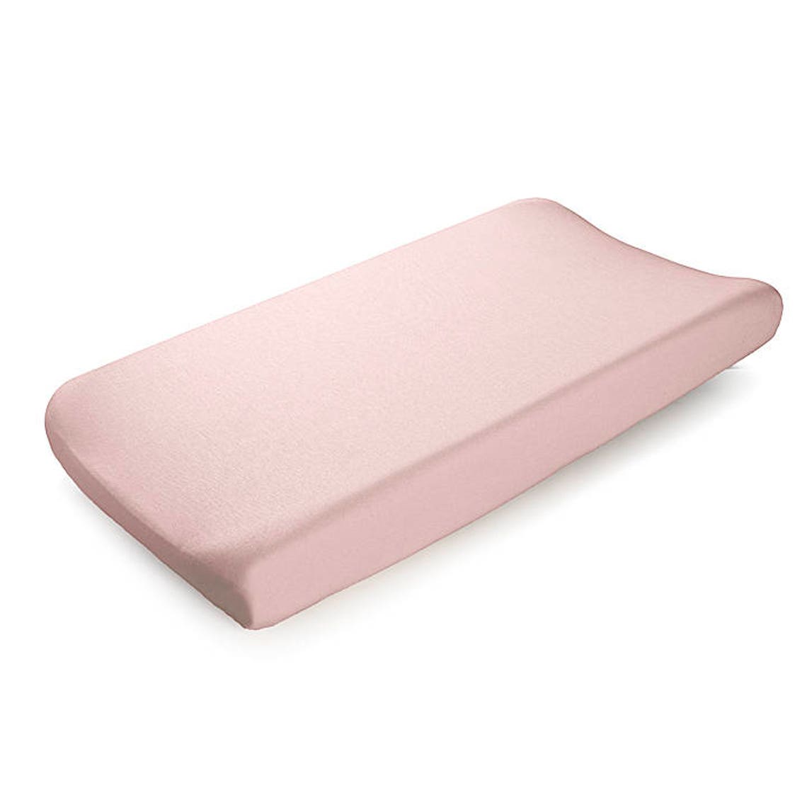 Petal Pink Linen Contoured Changing Pad Cover Linen Changing - Etsy
