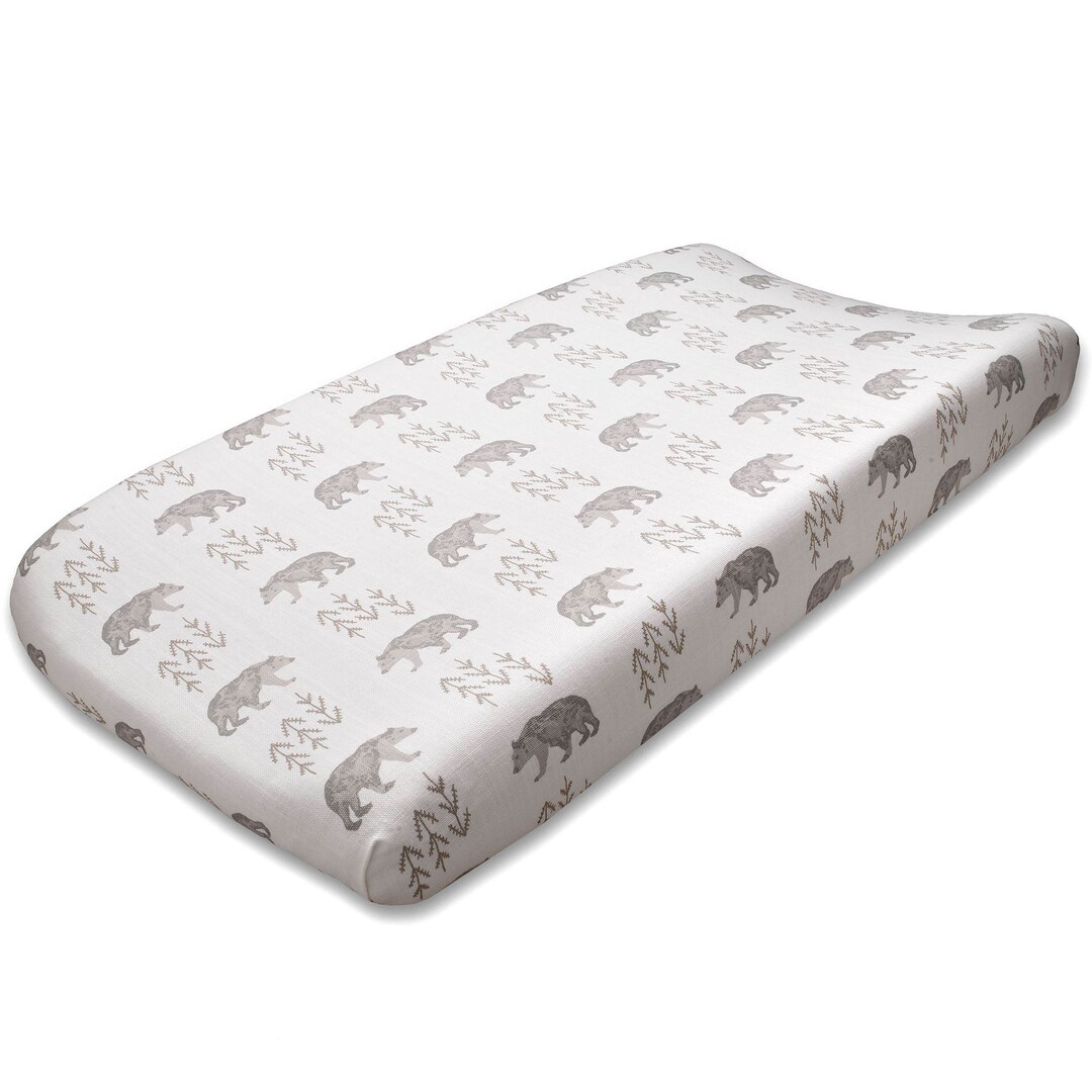 Cubby Contoured Changing Pad Cover | Gender Neutral Crib Bedding ...