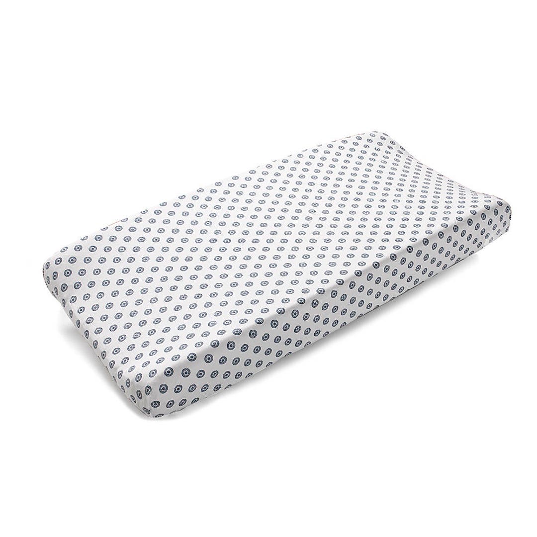 Navy Chelsea Contoured Changing Pad Cover - Etsy