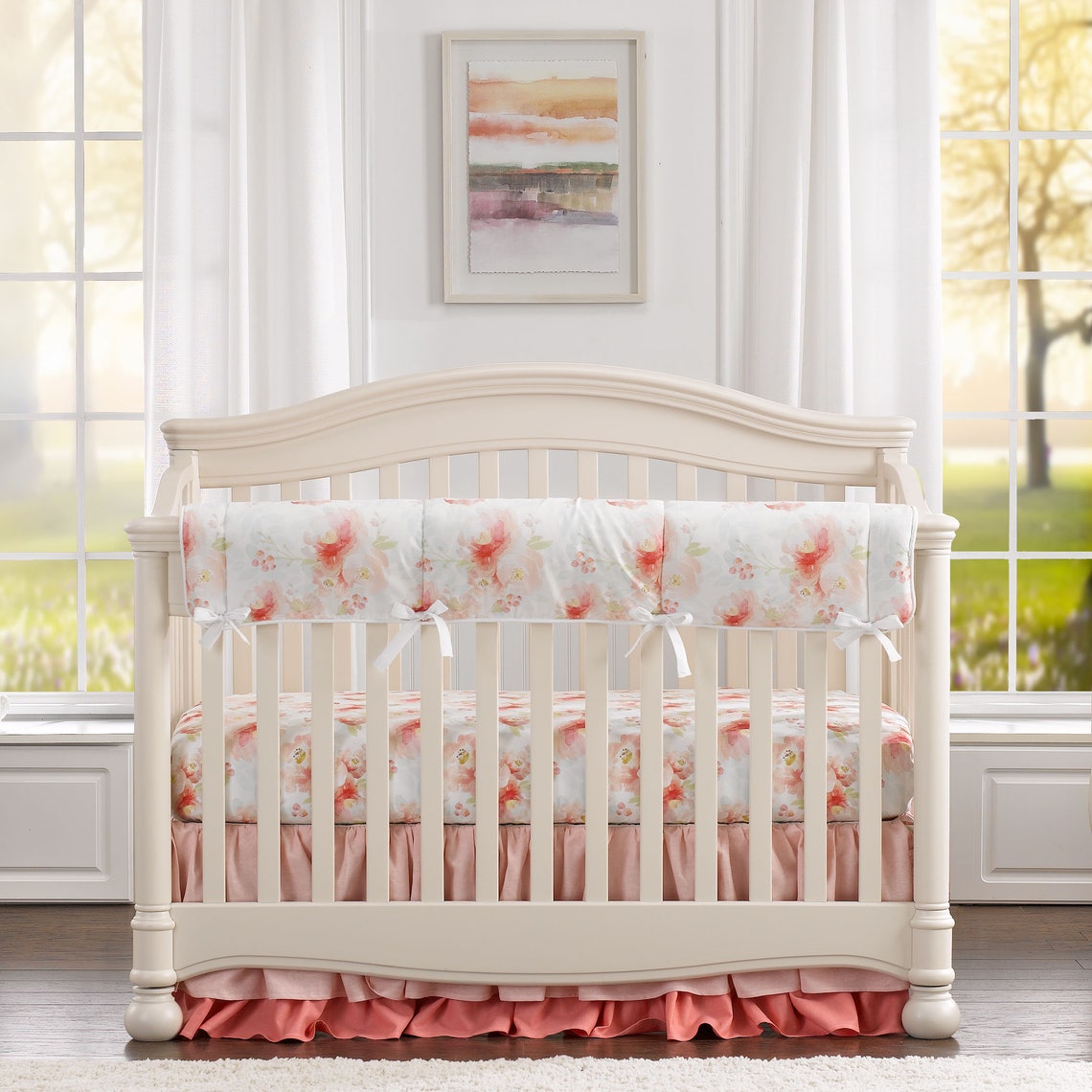 Petal Pink Linen Contoured Changing Pad Cover Linen Changing | Etsy