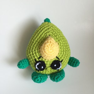 Shopkins Crochet Pattern - Dippy Avocado - Etsy