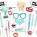 Printable Dentist Photo Booth Props First Dental Dentist Visit ...