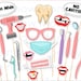 Printable Dentist Photo Booth Props - First Dental Dentist Visit ...