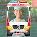 Ambulance Printable Photo Booth Frame - Ambulance Photo Booth Frame ...