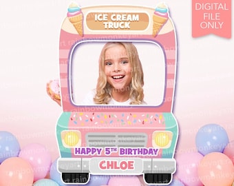 Ice Cream Party Photo Booth Props Photobooth Props Ice - Etsy Hong Kong