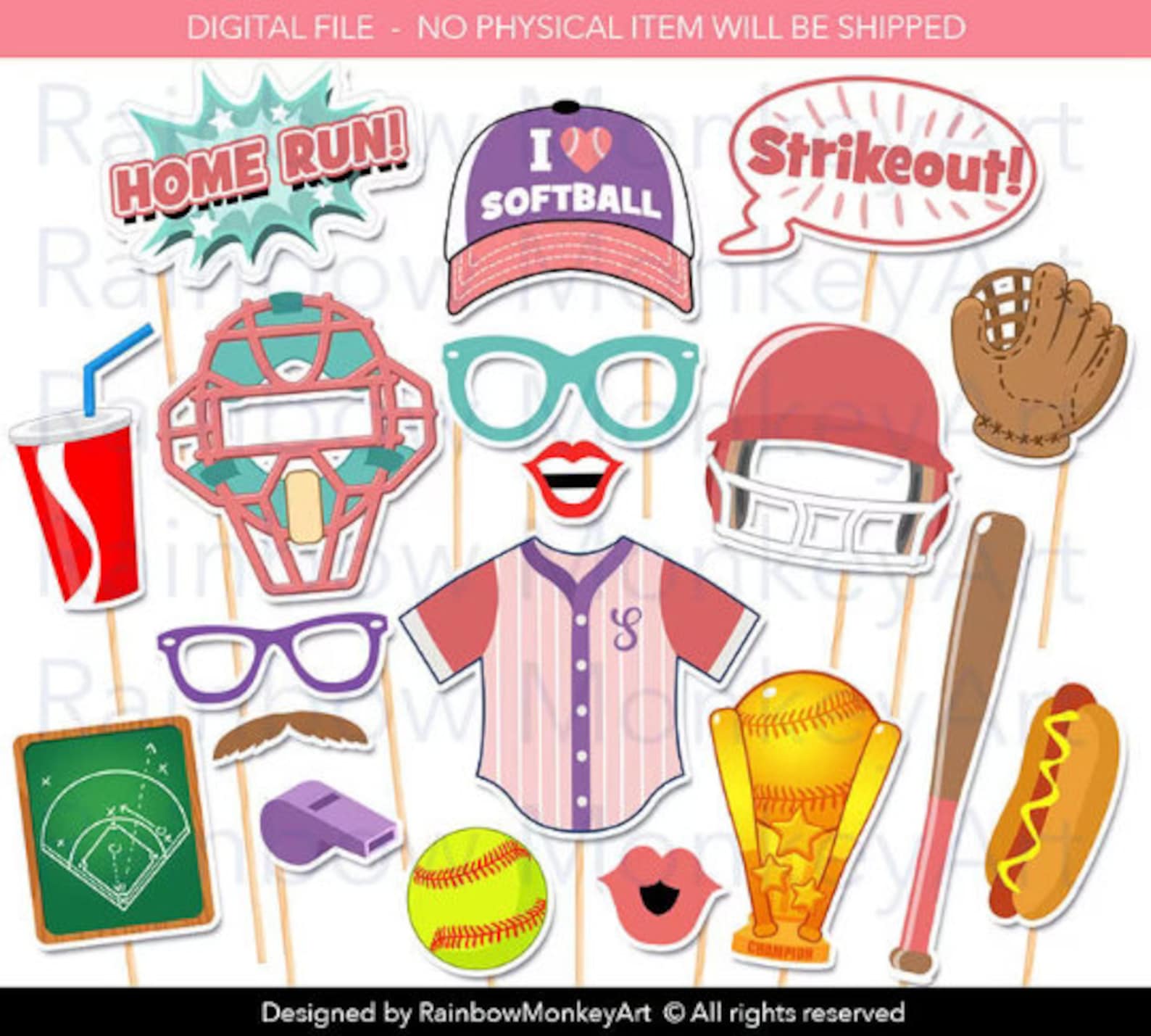 Printable Sports Day Photo Booth Props Bundle of 8 Soccer - Etsy UK