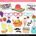 Printable Summer Party Photo Booth Props Bundle Summer BBQ Party ...