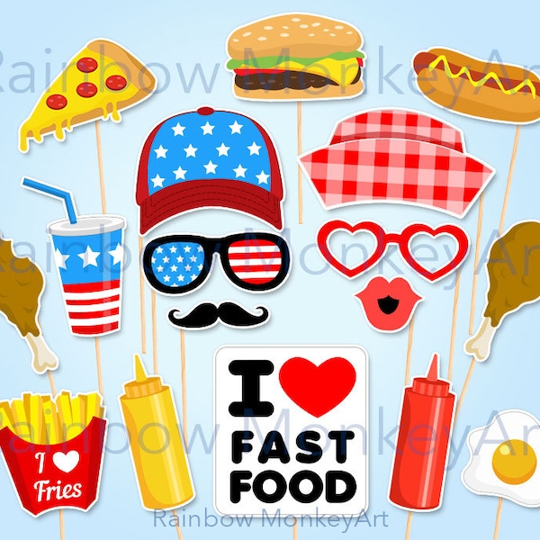 Burger Photo Props - Etsy