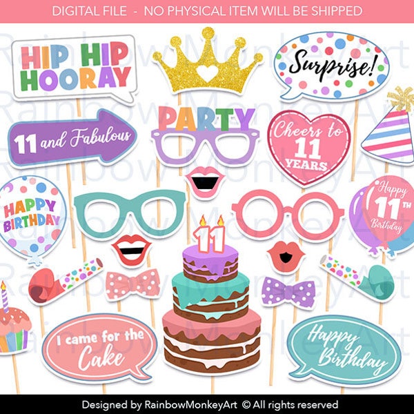 Birthday Props - Etsy