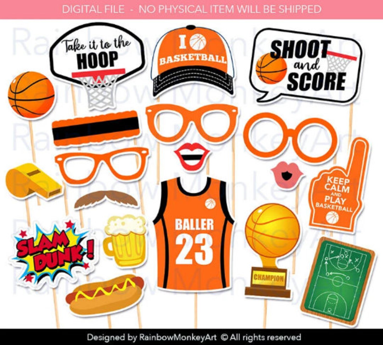 Sports Day Photo Booth Props Bundle: 8 Sports (digital Download) - Etsy UK