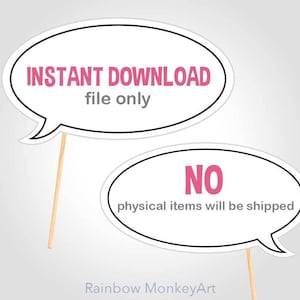 Printable Cat Bridal Shower Photo Booth Props - Cat Hen Party ...