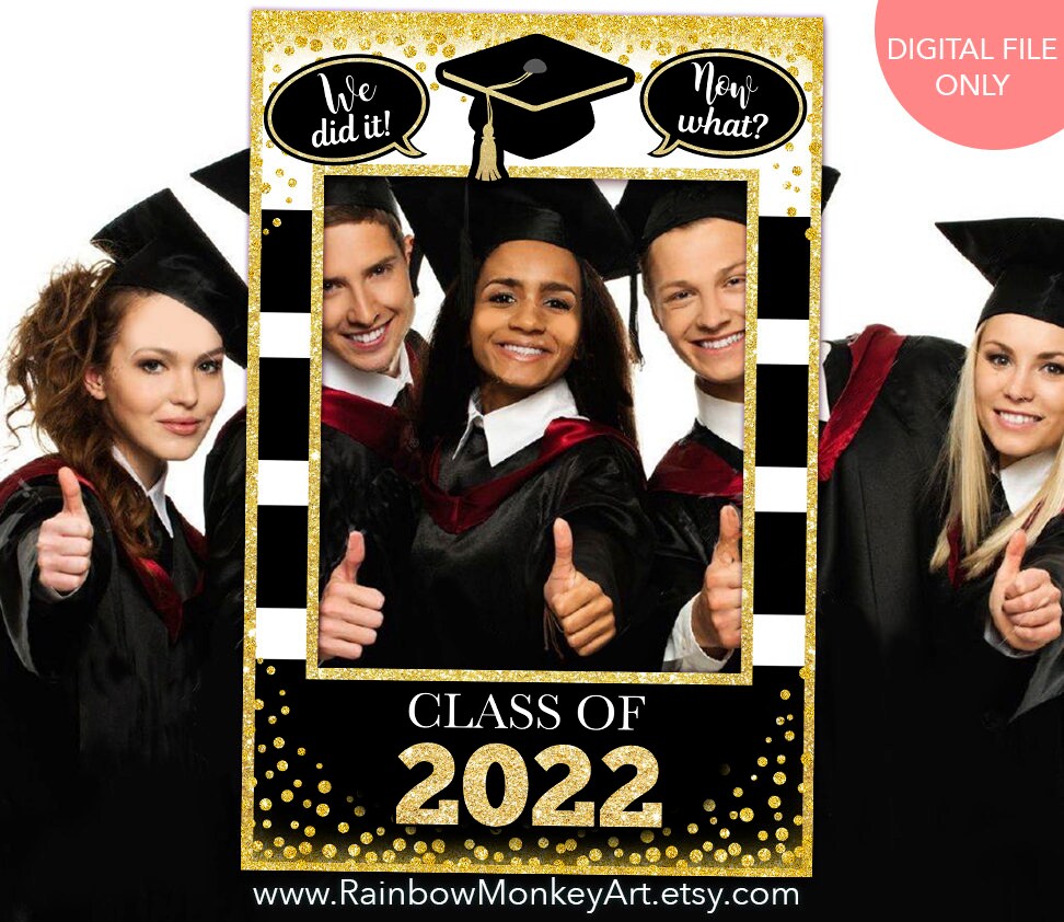 Printable Graduation Photo Booth Frame 2022 Graduation Photo - Etsy UK