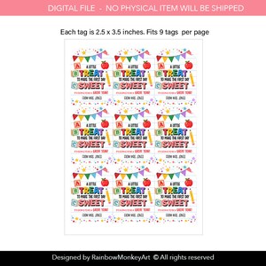 Personalised Printable First Day of School Tag, Back to School Tag ...