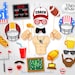 Printable Football Photo Booth Props - Football Party Photobooth Props ...