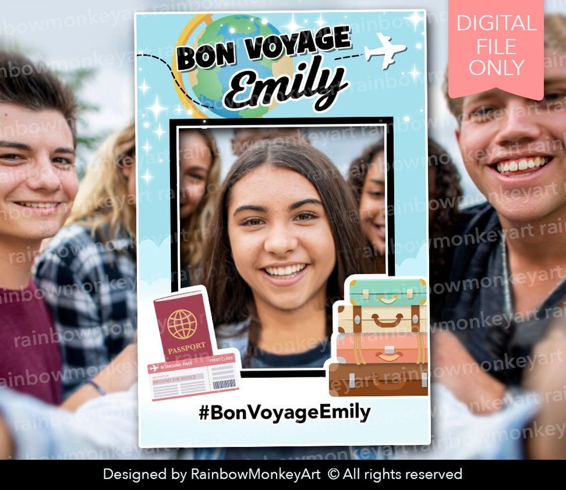 Farewell Party Printable Photo Booth Frame Farewell Photo - Etsy