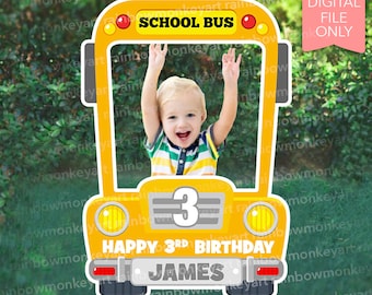 School Bus Picture Frame - Etsy