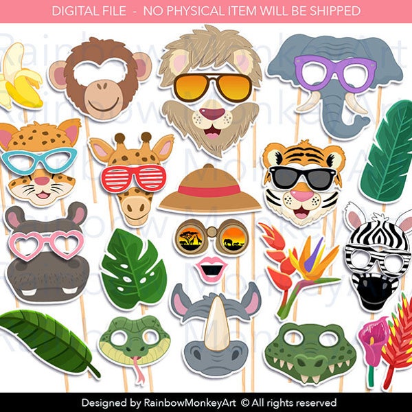 Safari Photo Booth - Etsy