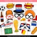 Printable Football Photo Booth Props Football Party Photobooth Props ...