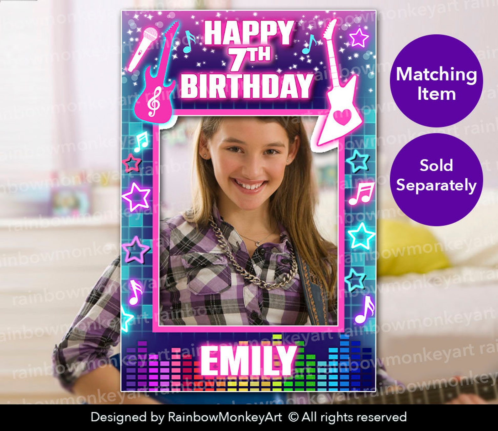 Printable Girl Rock Birthday Party Photo Booth Props Rock - Etsy