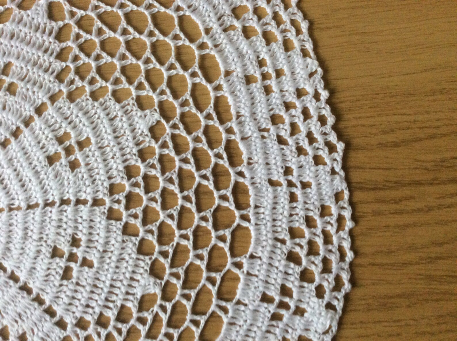 Hand Crochet White Doily, Napkin, Lace Decor,center Piece,table Runner ...
