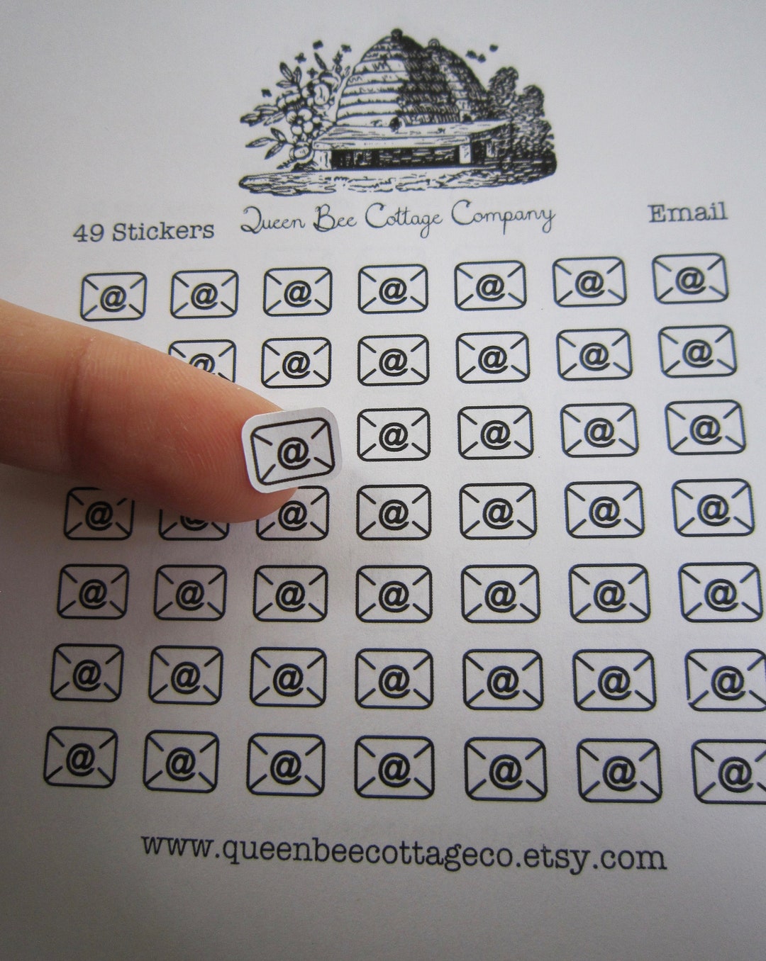 Email Message Sticker Send an Email Sticker Message/e-mail - Etsy