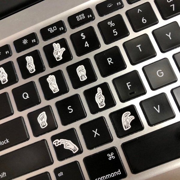 Keyboard Stickers - Etsy