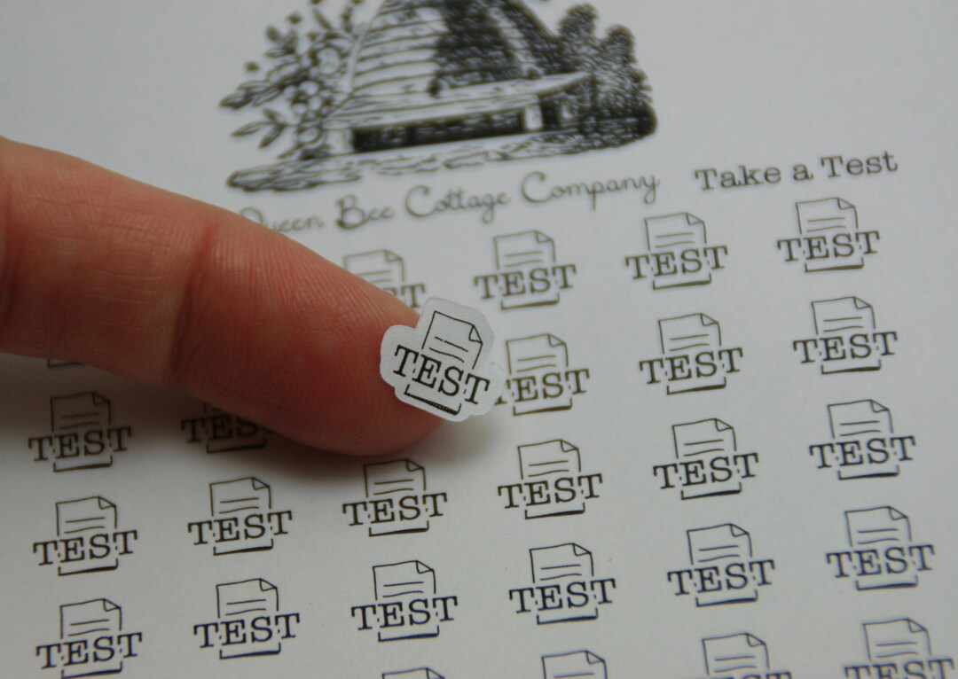 36 Test Stickers - Calendar/planner/icon Stickers - Calendar Planner ...