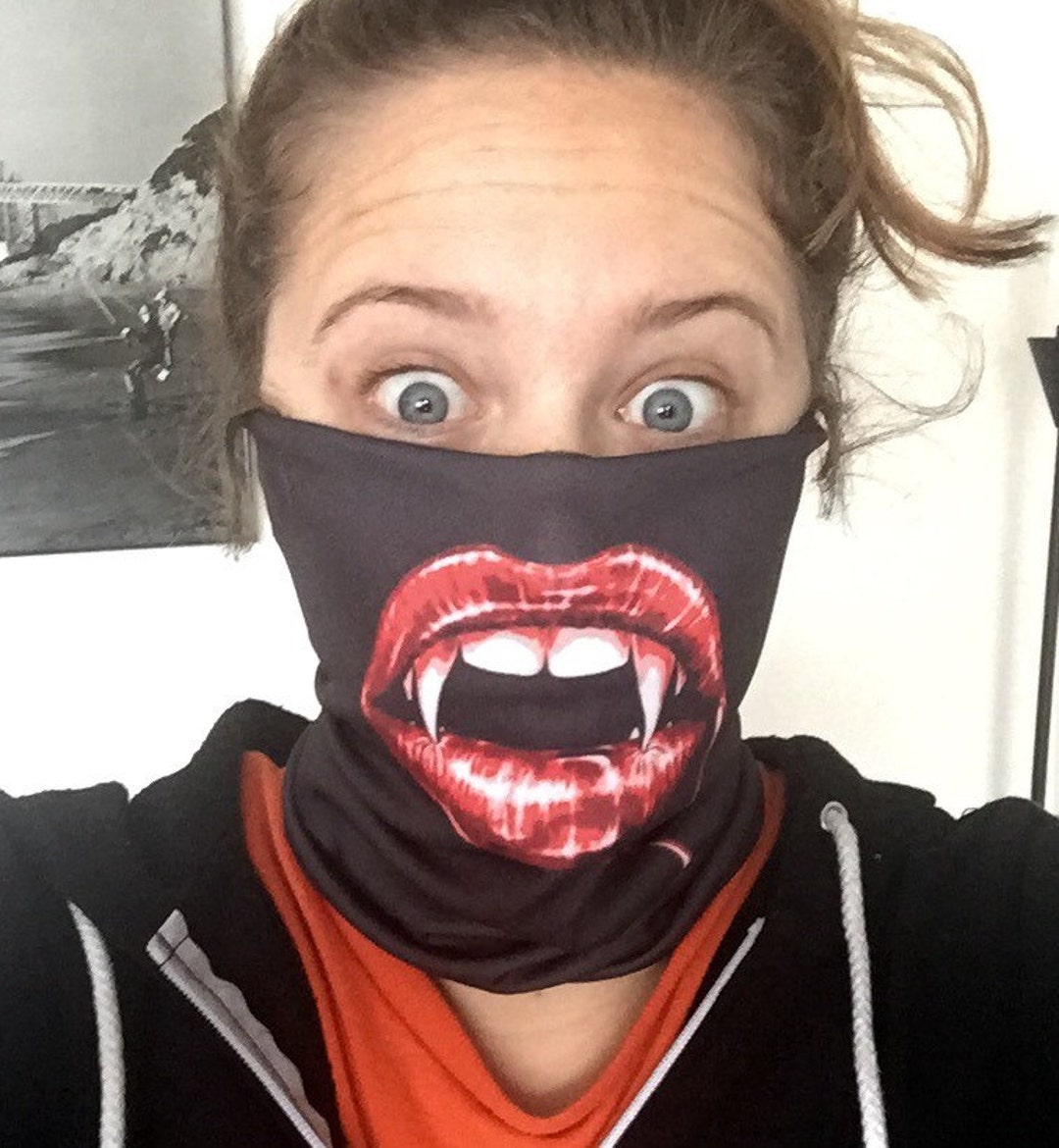 Vampire Lips Neck Sleeve - Etsy