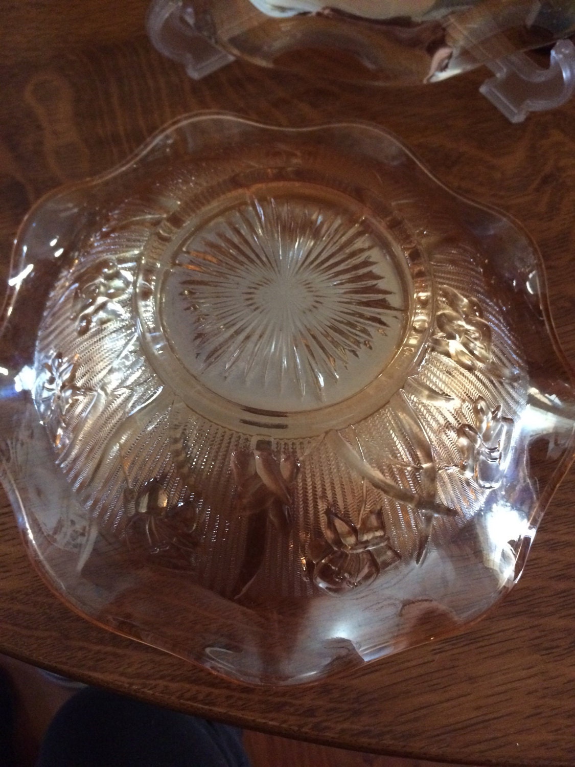 Vintage Carnival Glass Iris Pattern Bowl Carnival Glass - Etsy