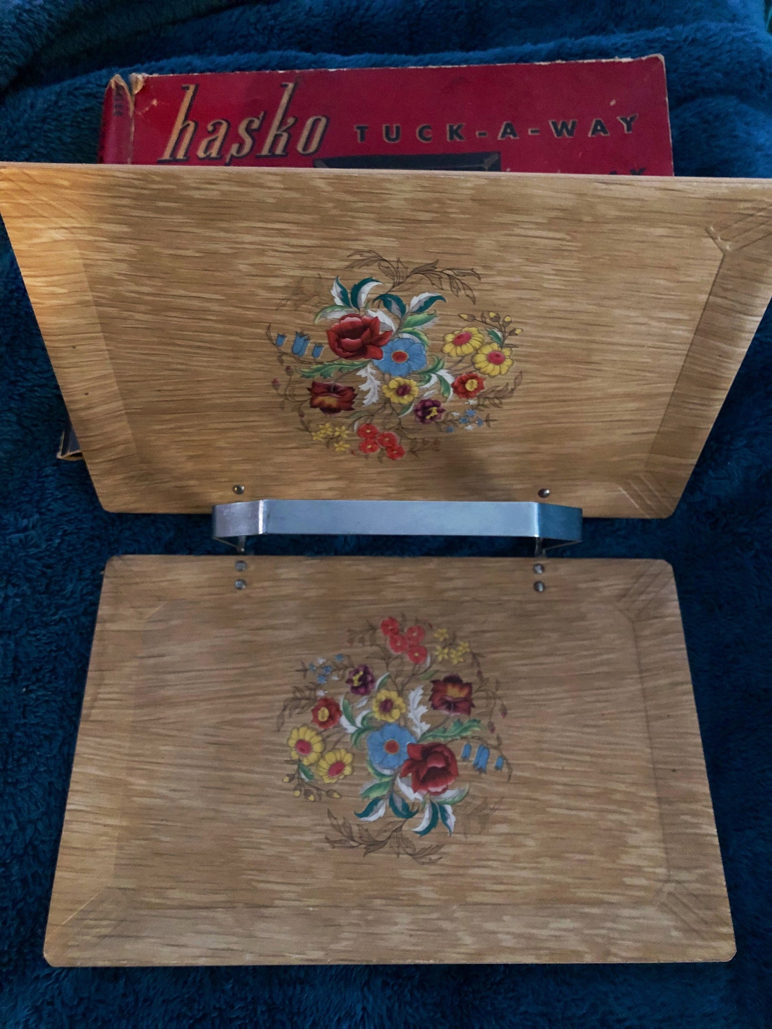 Mid Century Hasko Folding Tray With Box | Etsy