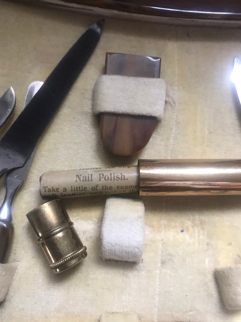 Art Deco German Celluloid 12 Piece Manicure Set in Original Case - Etsy