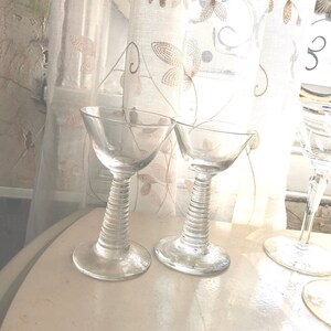 Two Bryce Ringmont Clear Blown Glass Liqueur Glasses - Etsy