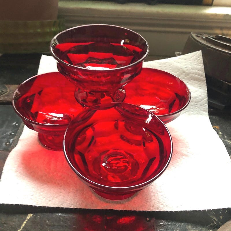Viking Glass Ruby - Etsy